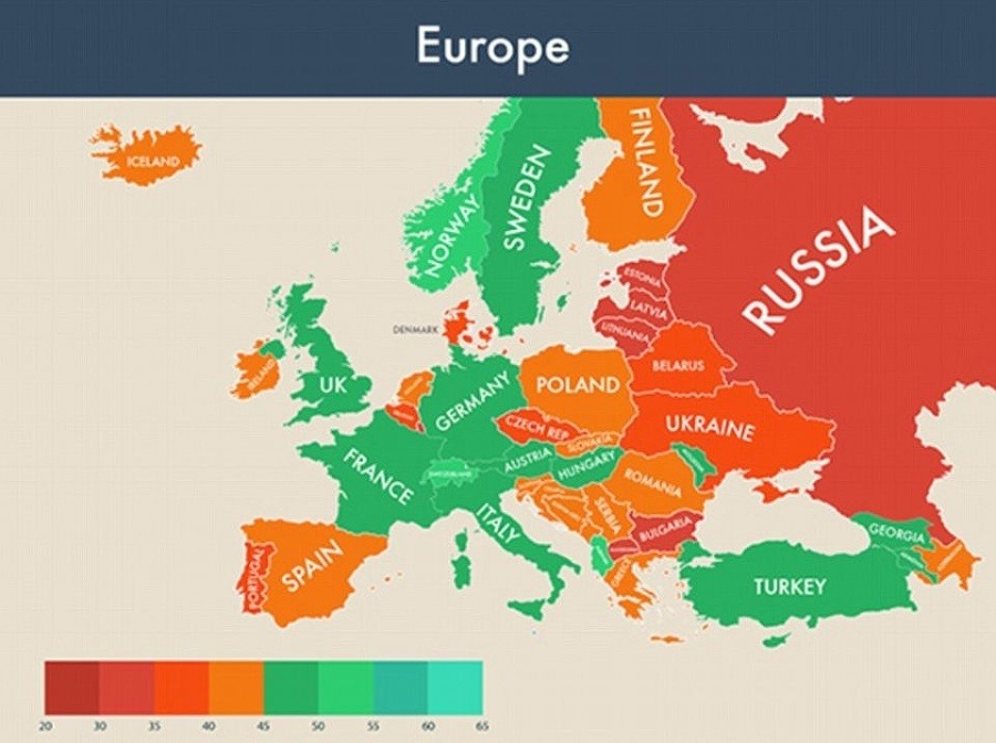 Svetová mapa blahobytu: Vieme, kde žijú najšťastnejší ľudia na planéte ...