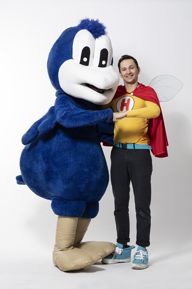 Obľúbená postavička Sníček Hugo z rovnomennej relácie na TV RIK príde ...