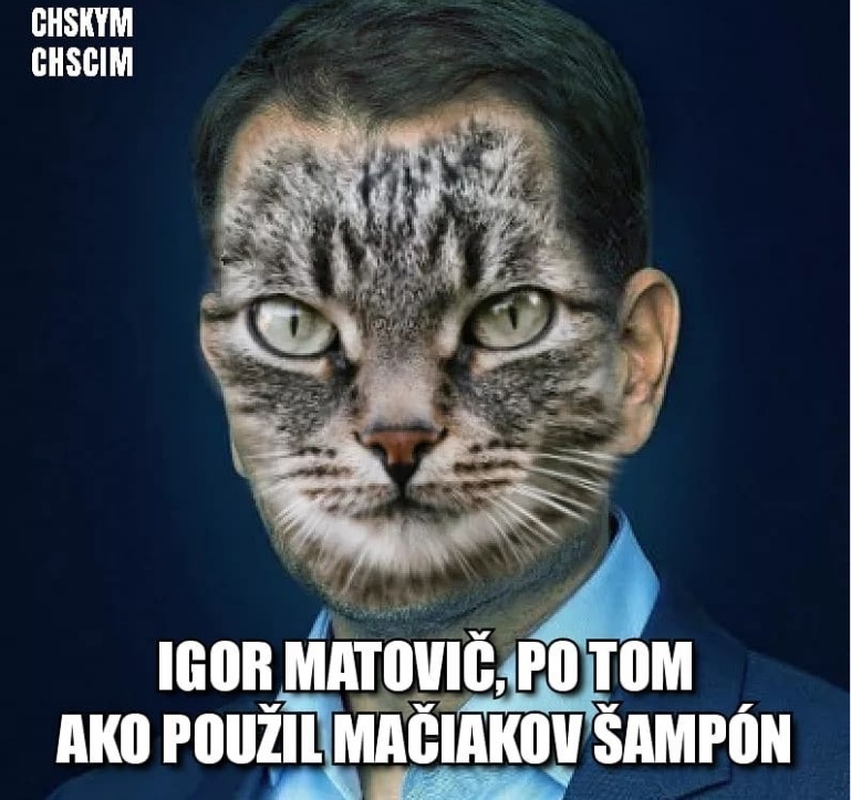 FOTO Matovič sa v očiach vtipkárov zmenil na svojho Mačiaka: Môže za to ...