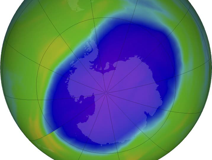 Ozónová diera nad Antarktídou dosiahla medzi 7 | Bleskovky.sk