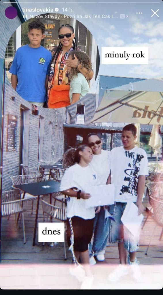 FOTO Tina so svojimi deťmi: WAU, takto za posledný rok vyrástli… Veď ...